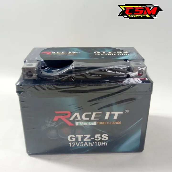 AKI RACE-IT TEXIAR GTZ-5S FULL KERING ACCU GTZ-5S RACEIT | Lazada Indonesia