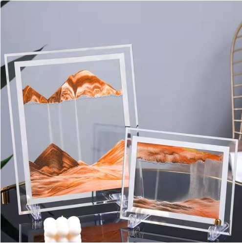 3D Hourglass Deep Sea Sand Scene Crafts Home Decoration Quicksand ...