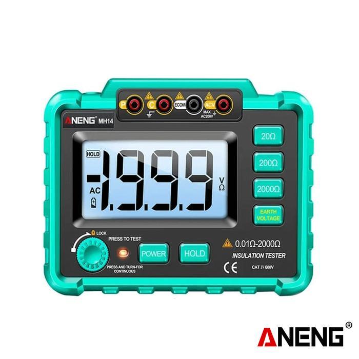 ANENG MH14 GROUND RESISTANCE MEGOHM 1999 CONUTS METER TESTERS VOLT ...