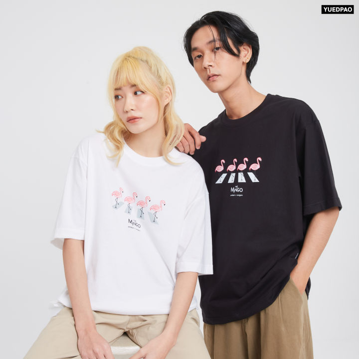 Yuedpao x Toogton ผ้าหนาทรงสวย ยับยากรีดง่าย รับประกันไม่ย้วย 2 ปี เสื้อยืด Oversized The Mingo ...