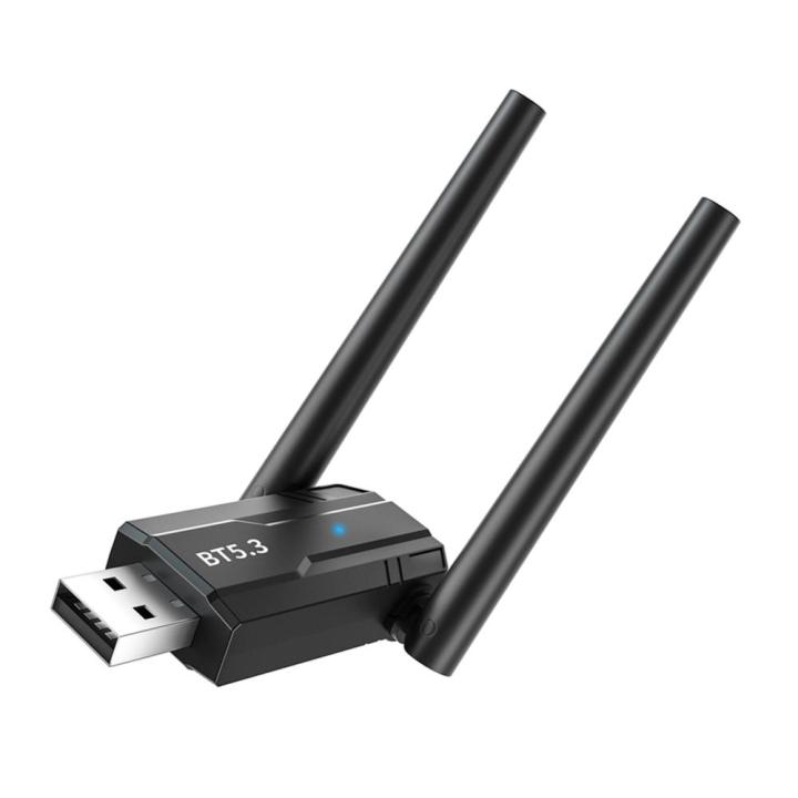 Portable USB Wireless Dongle Dual Antenna Bluetooth-Compatible 5.3 USB ...