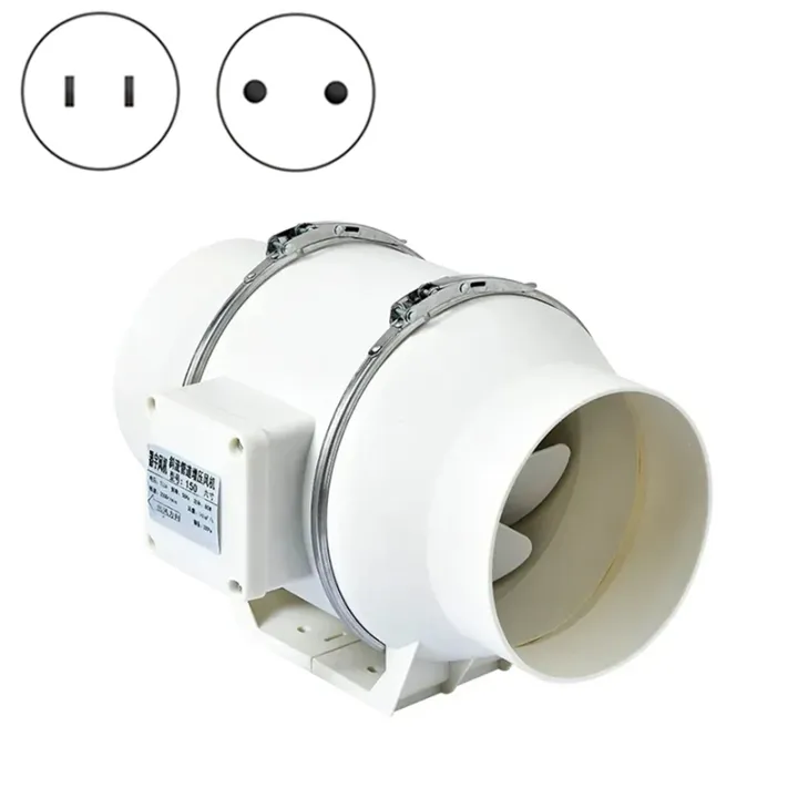 Duct Round 4 Inch Exhaust Ventilation Fan Kitchen Household Extractor ...