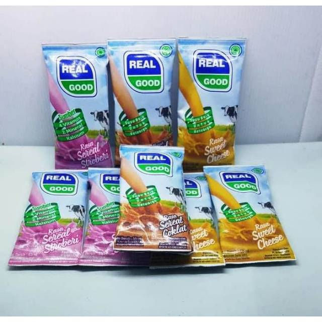Real Good Susu Bantal UHT 50ml Harga grosir susu mini cimory all varian ...