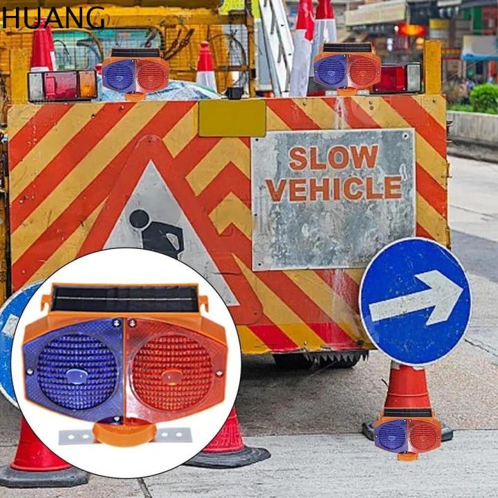 HUANG Red and Blue Flash Flashing Warning Light Sensitive Flashing ...