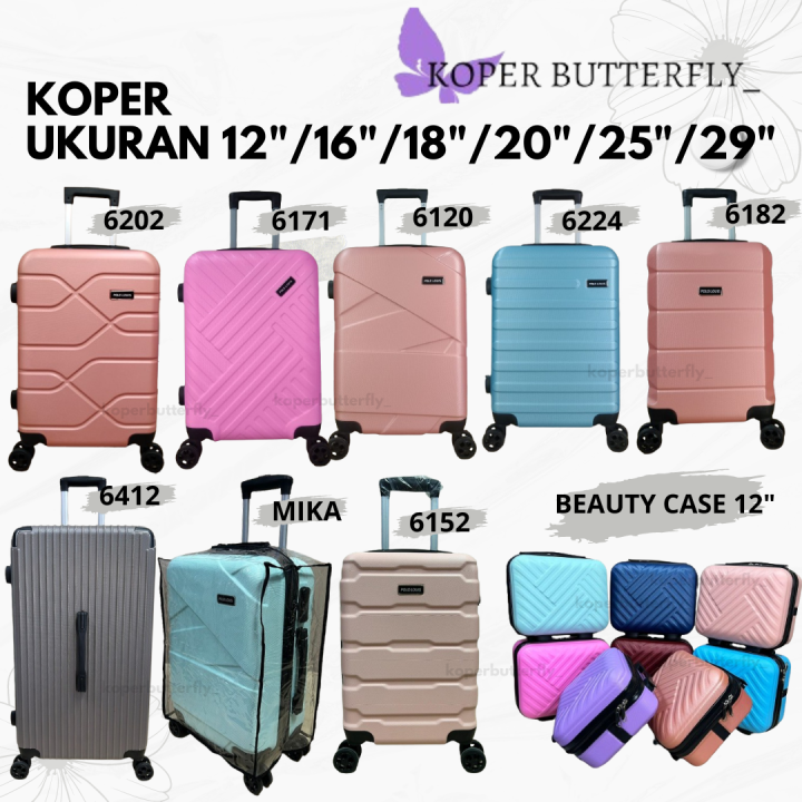 KOPER BAJU POLO LOUIS UKURAN 12"/16"/18"/20"/25"/29",/ PELINDUNG KOPER ...