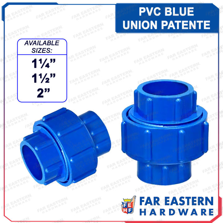PVC Blue Fittings Union Patente 1-1/4" 1-1/2" 2" | Lazada PH