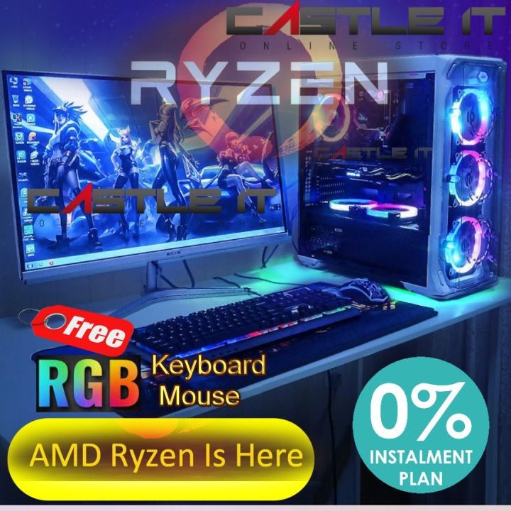 CUSTOM GAMING PC Gaming PC Desktop Ryzen 7 5800X3D / RTX4070 / RTX3060 ...