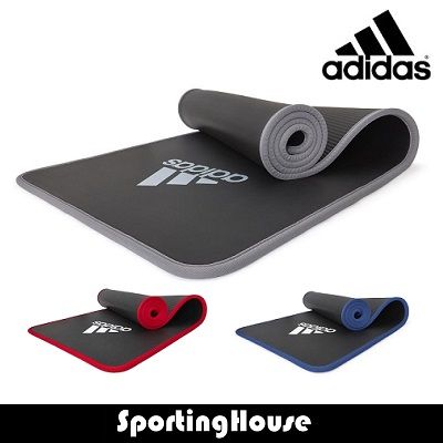 Adidas Training Mat ADMT-12235 Comfortable 10mm thick padding Roll up ...