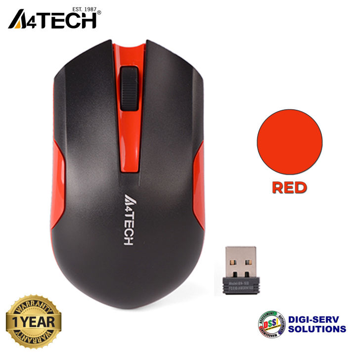 A4Tech G3-200N (RED) Wireless Mouse | Lazada PH