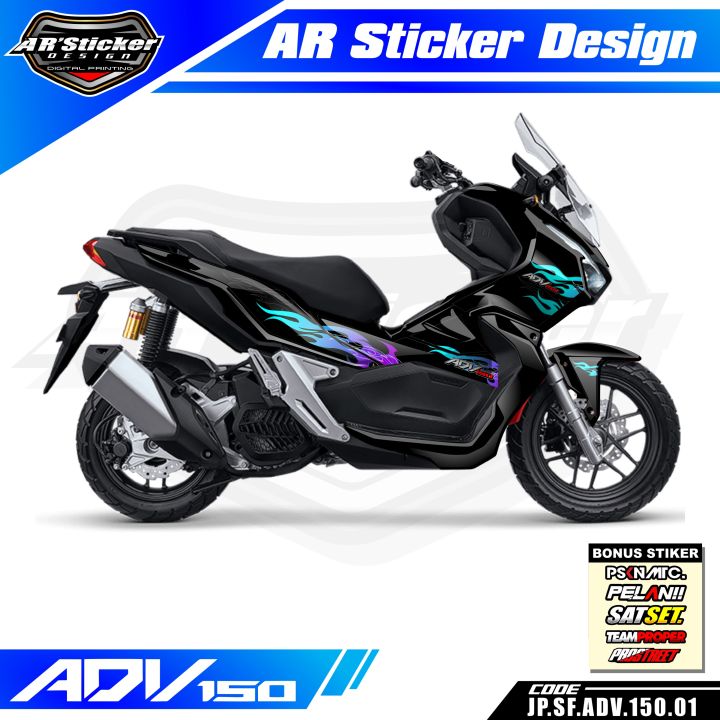 Stiker Adv 150 - Sticker Aksesoris Motor Striping Variasi Honda ADV150 ...