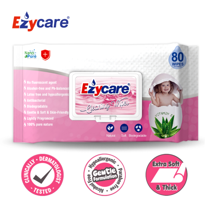 Ezycare Baby Wipes From USA No Skin Damage Blue And Pink 10Pack/800Pcs | Lazada PH
