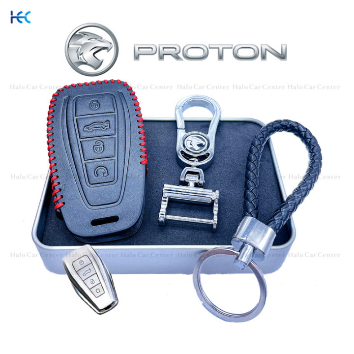 【Ready Stock】100% Genuine Leather Key Cover For Proton X50 X-50-BOX ...