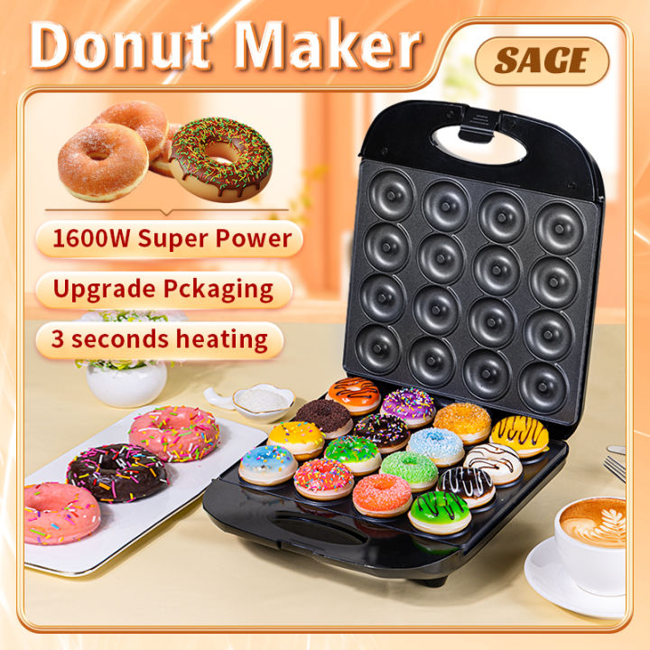 SAGE SOKANY Mini Donut Machine 16 holes 12 Holes Electric Doughnut Mini ...
