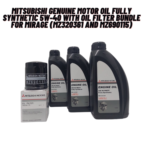 Mitsubishi Oil Change Bundle For MIRAGE (3Ltrs MITSUBISHI Fully ...