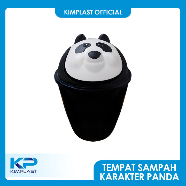 KIMPLAST Tempat Sampah Karakter Panda Jumbo 10 liter | Lazada Indonesia