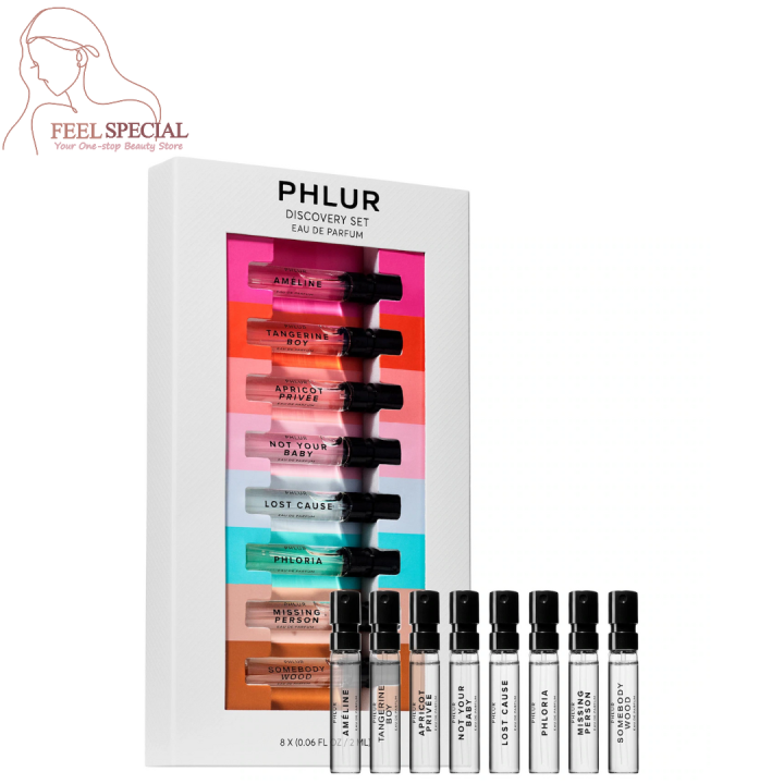 PHLUR Fragrance Discovery Set / Kit - Perfume Missing Person Wood Baby ...
