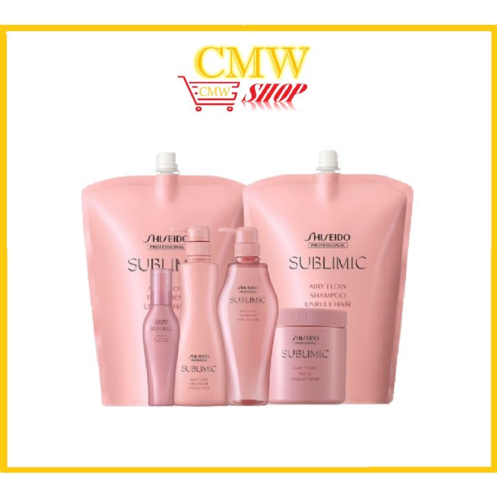Shiseido Airy Flow Sublimic Shampoo / Treatment / Mask / Serum/Thick 125ml/200ml/250ml/450ml ...