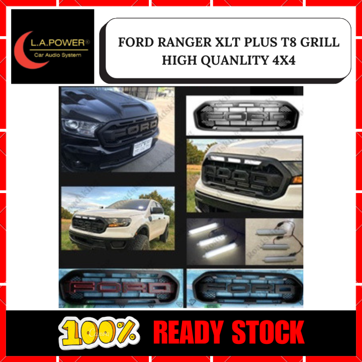 FORD RANGER XLT PLUS T8 GRILL HIGH QUANLITY 4X4 | Lazada
