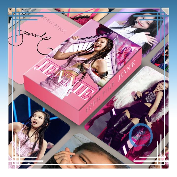 55 Pcs/Set BLACKPINK Photocard JENNIE Mini Photo Lomo Cards Binder ...