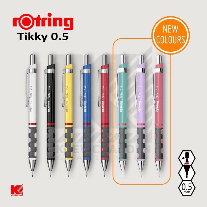 ดินสอกด rOtring Tikky 0.5 มม. สีใหม่ 2023 | Lazada.co.th
