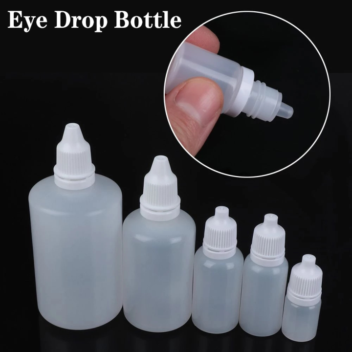 Polocat Eye Drop Bottle Anti Leak squeezable, Eye Drop Dropper, 5ml ...