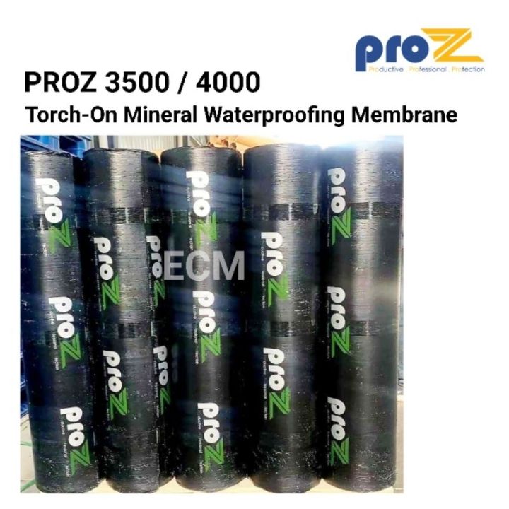 PROZ 3500 / 4000 TOM (3.5MM & 4MM THK) TORCH ON MINERAL MEMBRANE FOR ...