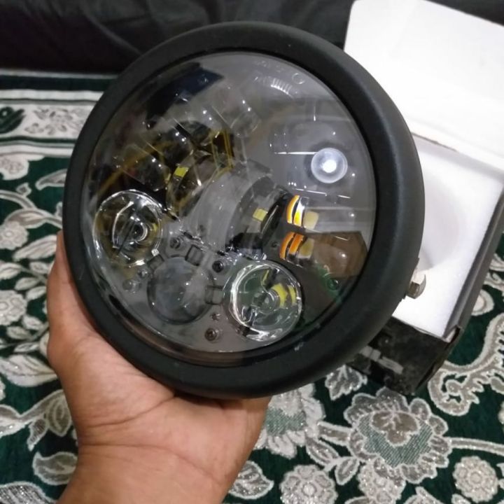 HEADLAMP DAYMAKER LED 16 MATA HITAM JAPSTYLE CUSTOM | Lazada Indonesia