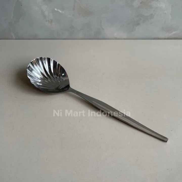 Sendok Sop 508 | Sendok Unik Kerang Sayur Soup Kuah Stainless Steel ...
