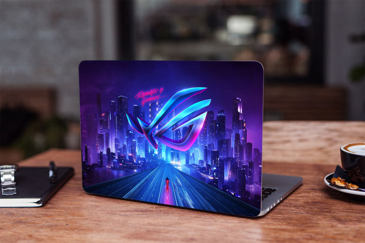 stiker laptop sticker notebook karakter Garskin Skin Laptop Asus Rog ...