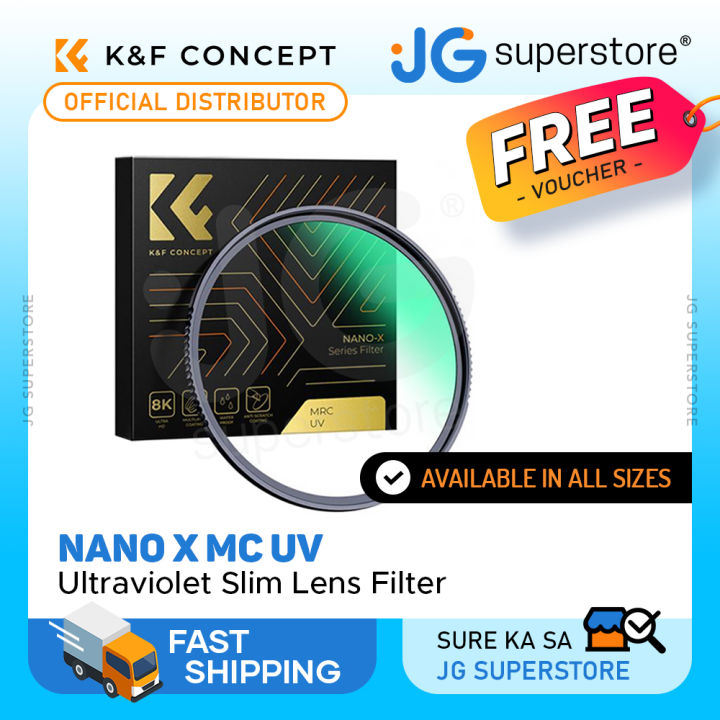 K&F Concept NANO-X Series MRC UV Ultraviolet Filter with Waterproof ...