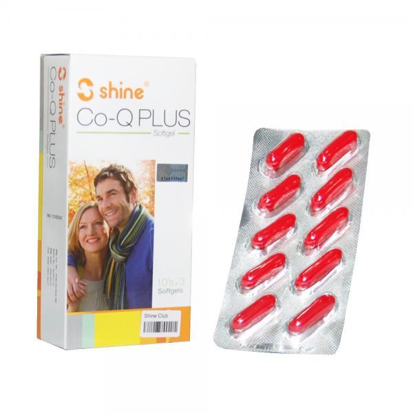 SHINE CO-Q PLUS 100MG (10S X 3) SHINE COENZIM Q10 100MG | Lazada