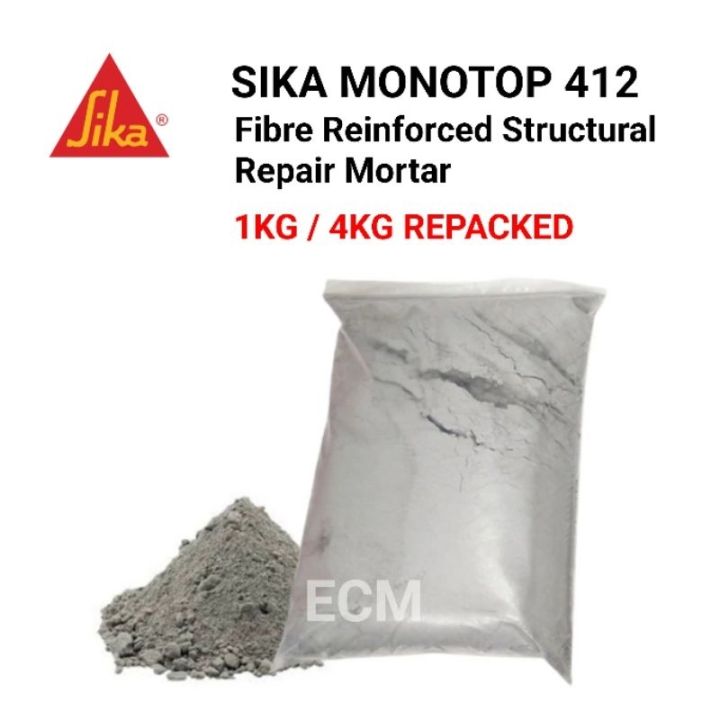 SIKA MONOTOP 412 MY (4KG & 1KG REPACKED) Single component, fibre ...