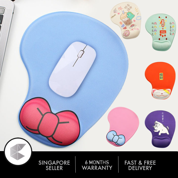 High Quality Cartoon Mouse Pad With Wrist Rest Gel Rubber Thickening ...