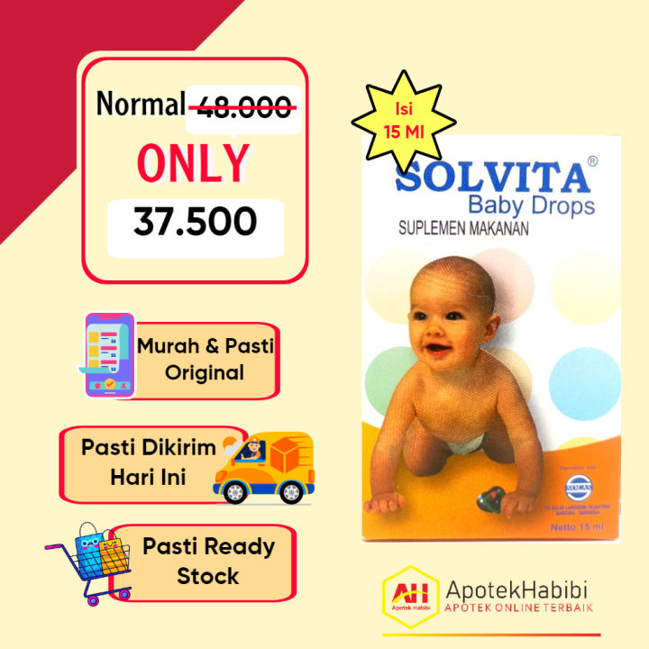 Solvita Baby Solpita Solfita Colvita bebi drops 15 ml Obat Multivitamin ...