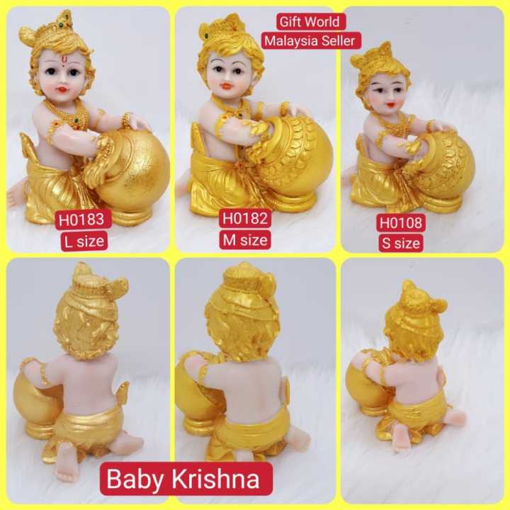 KRISHNA / BABY KRISHNA / LITTLE KRISHNA STATUES / HOMEDECOR / PRAYERS ...