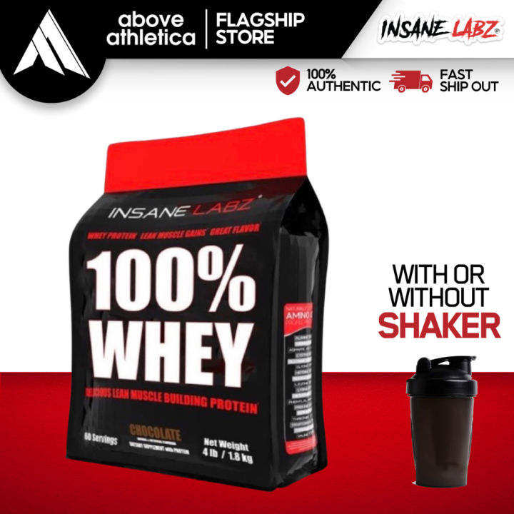 Insane Labz Whey Protein Powder 4lbs 100% Muscle Building | Lazada PH