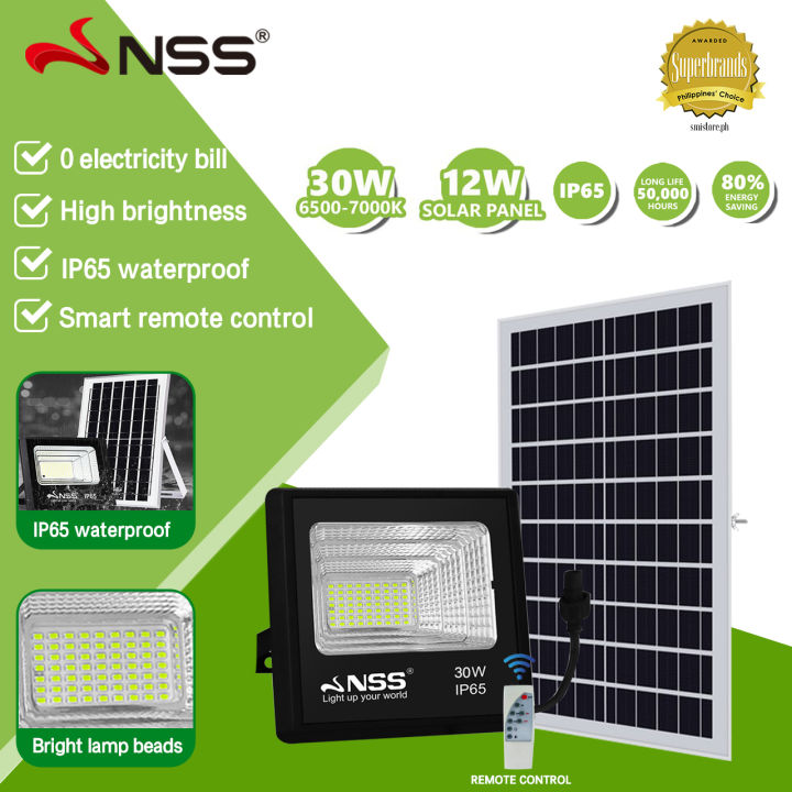 【50% OFF】NSS solar lights outdoor waterproof led flood with wireless ...
