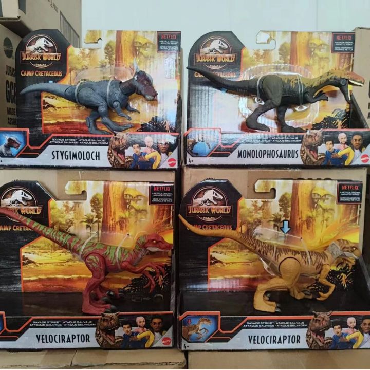 Mattel Jurassic World Battle Dinosaur Model with Movable Joints ...