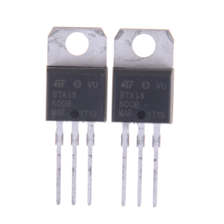10ชิ้น BTA16-600B 16A/600V TO-220ใหม่เอี่ยมไตรโอด | Lazada.co.th