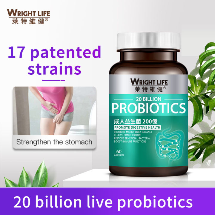 Wright Life Probiotic 900 Billion CFU Probiotic 18 Strains For Adults ...