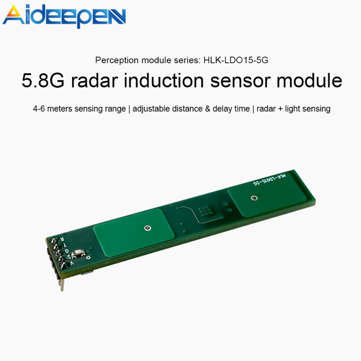 [100% Original] Aideepen 5.8G Radar Induction Sensor โมดูล LD015 Anti ...