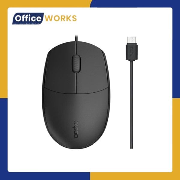 Rapoo N100C Wired Optical Mouse | Lazada PH