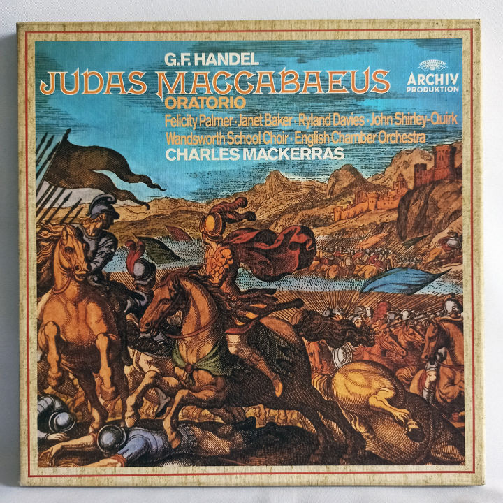(Box Set, 3 LPs) Handel, Mackerras - Judas Maccabaeus - Vinyl Record ...