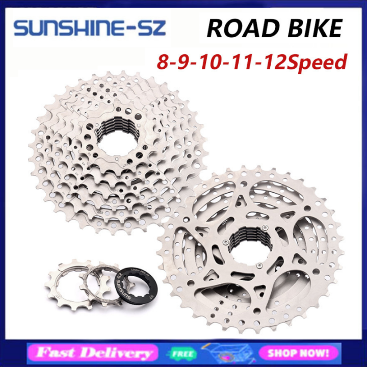 SUNSHINE Road Bike 8 9 10 11 12 Speed 23T/25T/28T/30T/32T/34T Bicycle ...