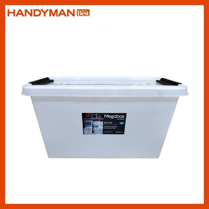 Megabox Storagebox, 80L - Transparent Clear (MG-673) | Lazada PH