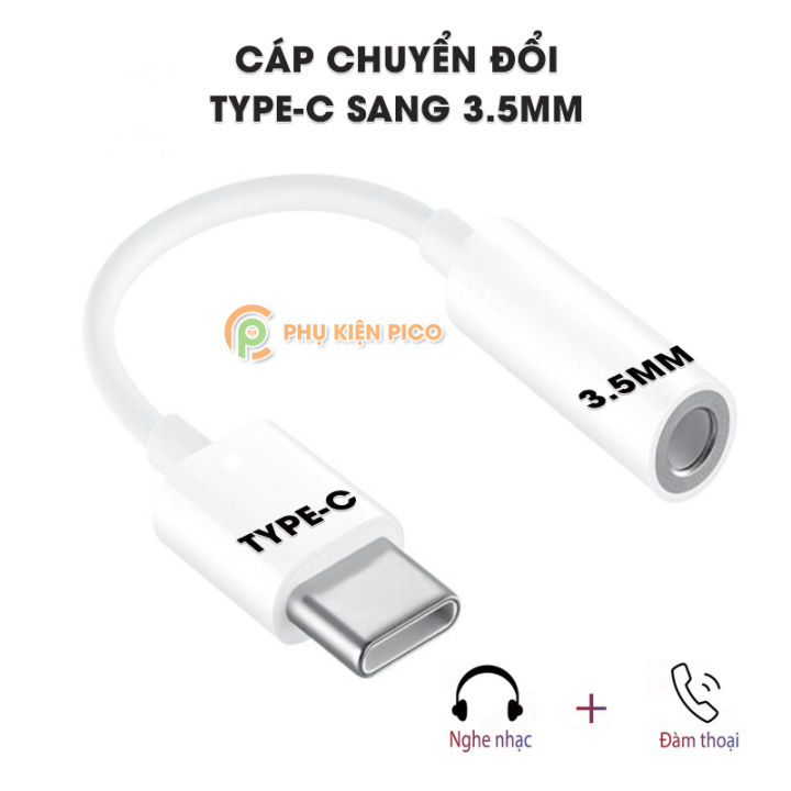 Cáp chuyển đổi tai nghe Type-C sang 3.5mm - Đầu chuyển đổi cổng tai ...
