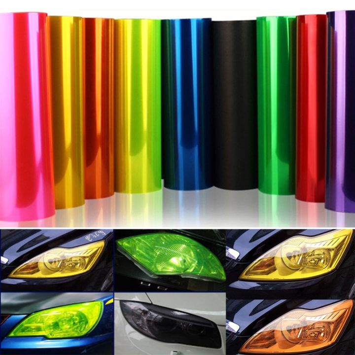 30x100cm Car Headlamp Tint Motorcycle Headlamp Tint Car Headlight Cover ...