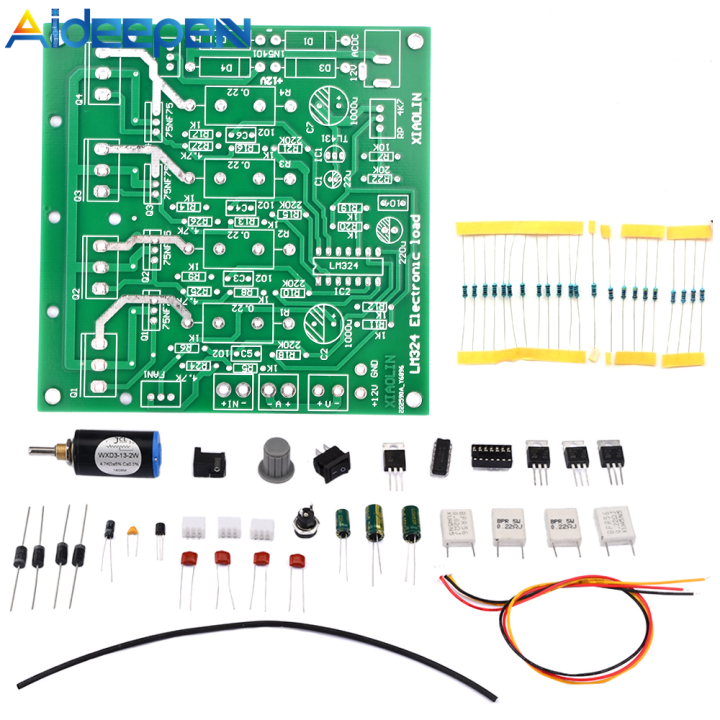 Aideepen 15V10A 150W Load Tester Board DIY Kit Adjustable Constant ...