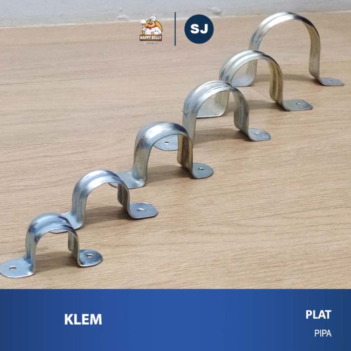KLEM PIPA PLAT / KLEM BESI / KLEM SENG 1/2 INCH | Lazada Indonesia