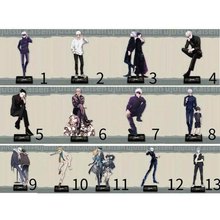 Mô hình Standee Jujutsu Kaisen Gojo Megumi Yuji Nobara Nanami Toge ...